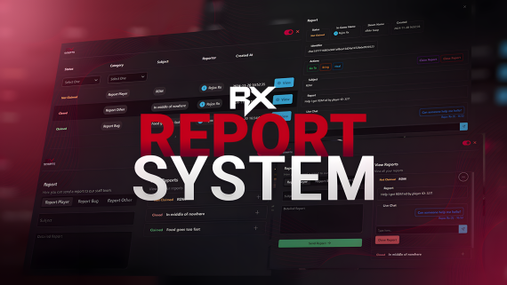 Report System | RX Scripts - Unique FiveM Scripts for ESX, QBCore & QBox!