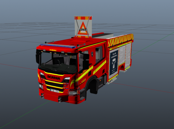 NM-modding | Scania P370 Släckbil MÖ