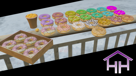 BLUE X FM | DONUT PROP PACK