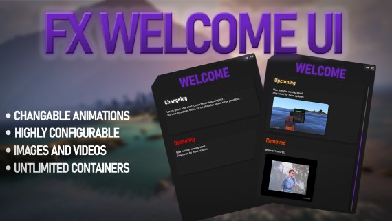 FX Scripts | fxWelcomeUI