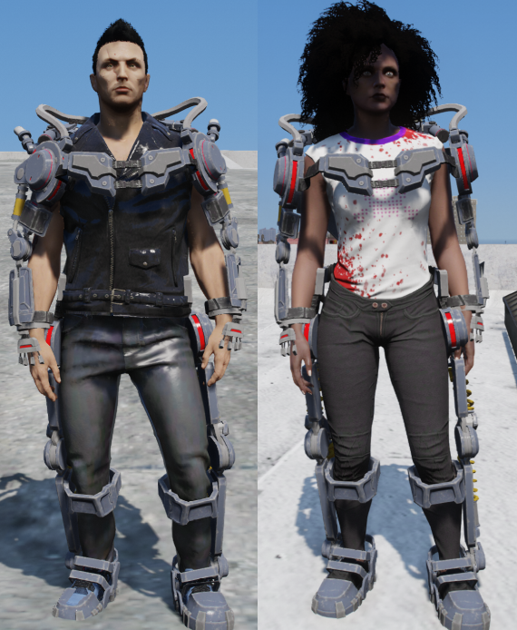 NothingCode MLO · Exoskeleton Woman/Man