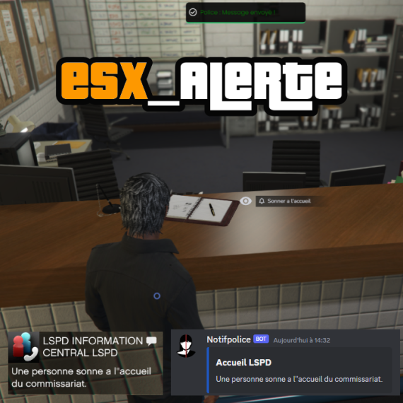 ESX Legacy DGserv · ESX Alerte Accueil