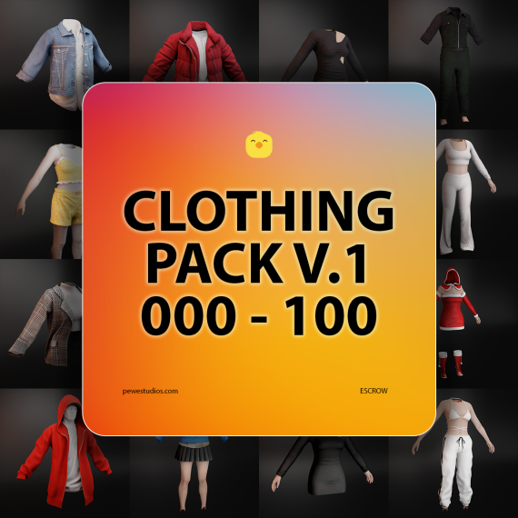 Pewe Studios | CLOTHING BUNDLE #1