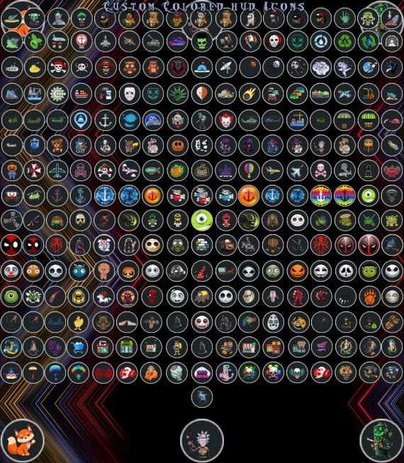 Dead Nasty Rust Server Store · Colored Icons