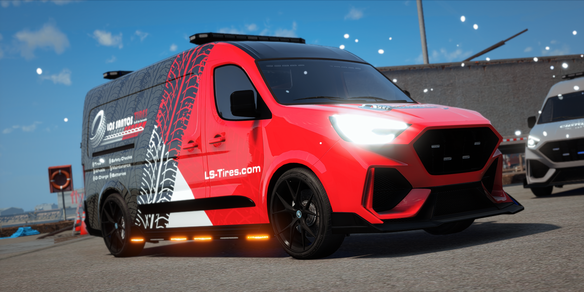 Bravado Blackline Mechanic Van - Non Els | Premium FiveM Asset - GXD