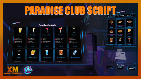XMMX SCRIPTS · Paradise Club Script