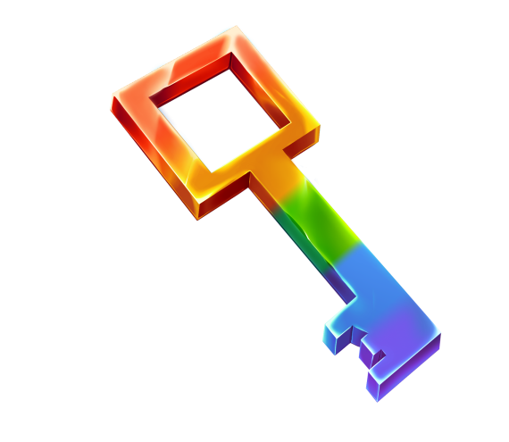 HayCube | Crate Keys | #3C65E7 ->#60C4FE