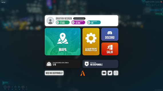 FiveMDevTeam · Pausa Menu
