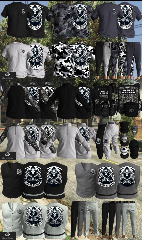 GTV Clothing · White Reaper Uniform Bundle 2