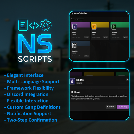 NS · Advanced Gang System