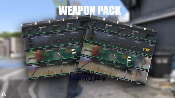 NoLimits · Weapon Pack V2
