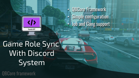 XanderWP FiveM scripts webstore | Game Role Sync DS