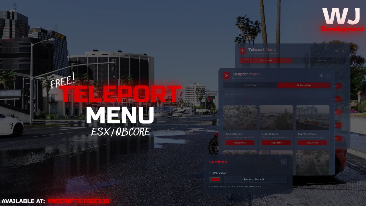 WJ Scripts · Teleport Menu