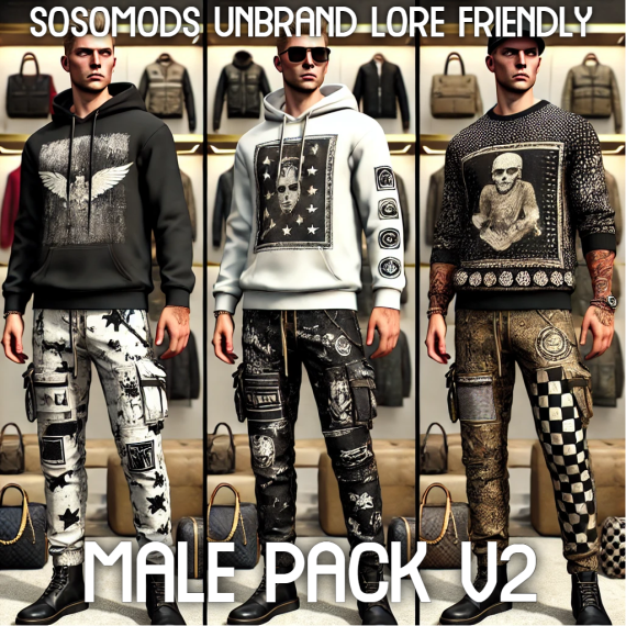 SOSOMODS | CLOTHES PACK 1 MALE NO BRAND