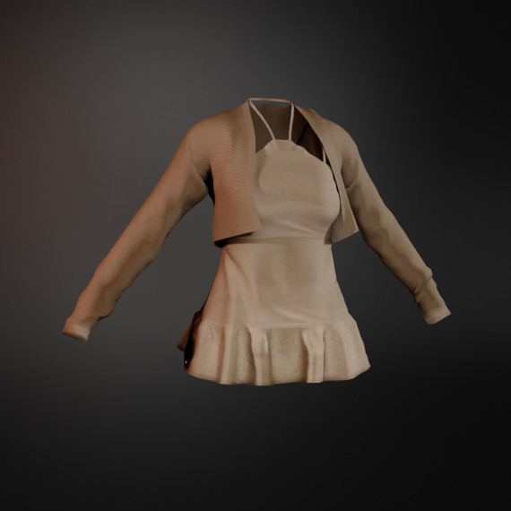 Pewe Studios Clothes · 084. KELLY TOP DRESS [F]