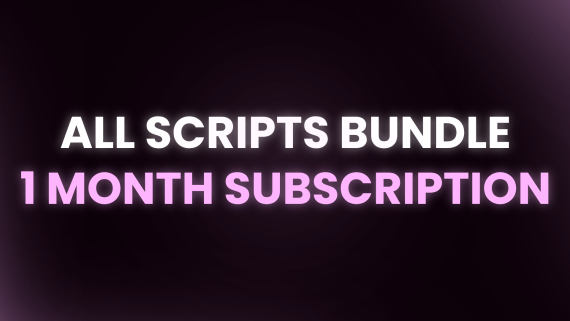 Iconic Scripts · All Scripts Bundle 1 Month
