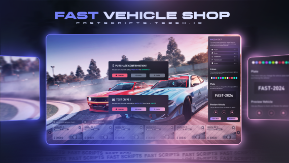 Best FiveM Scripts for Tebex | Exclusive ESX & QBCore & QBox Scripts | Fast Scripts