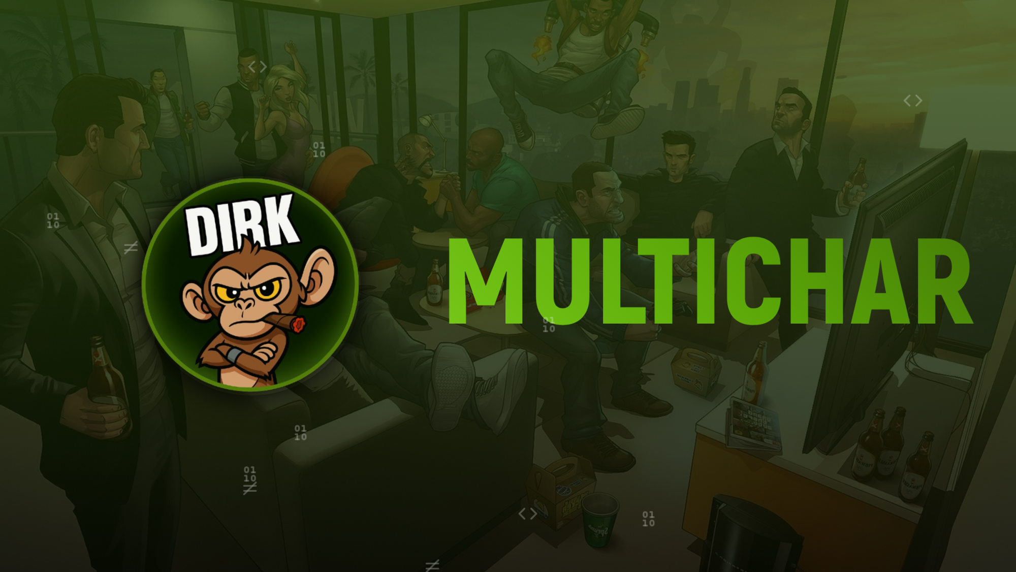 Multicharacter | DirkScripts | QBCore, QBox & ESX FiveM Scripts