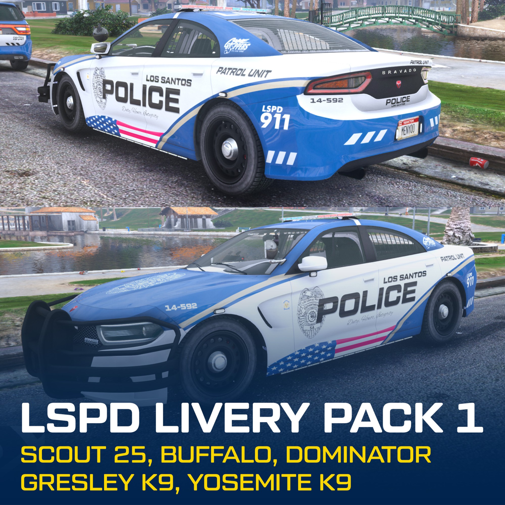 Fivem Designs · LSPD Livery pack 1