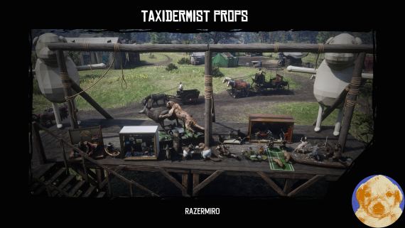 Razermiro · Taxidermist Prop Pack