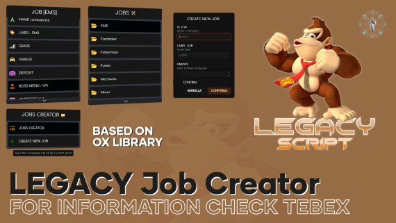 LEGACY SCRIPT · LEGACY JOB CREATOR [ESX] [ESCROW]