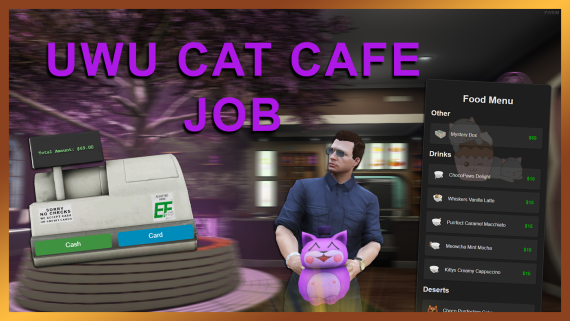FiveM UWU Cat Cafe Job Script | FIVECODE