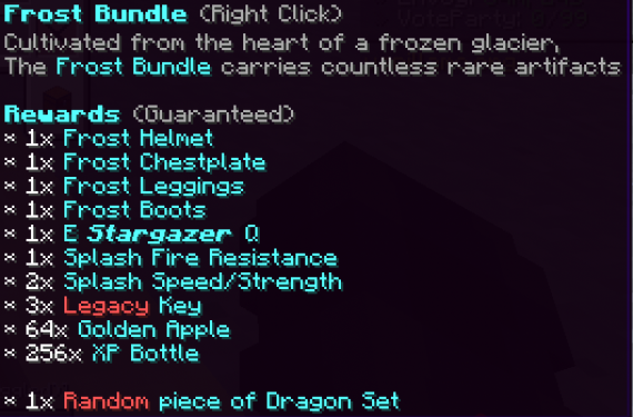 VanillaMC · Frost Bundle