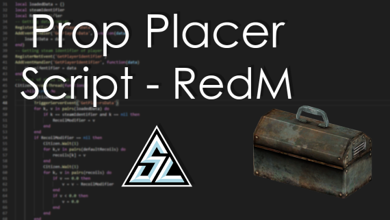 SickLevi's Workshop | [REDM] Props/Objects Placer