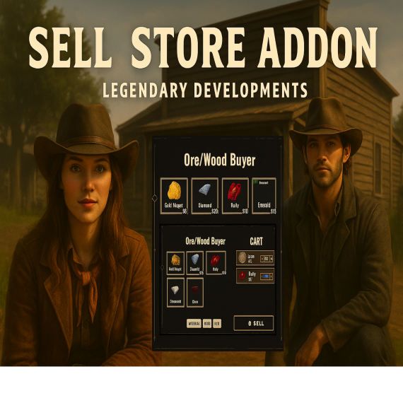 Legendary Developments · [VORP Advanced Shops - Sell Addon]