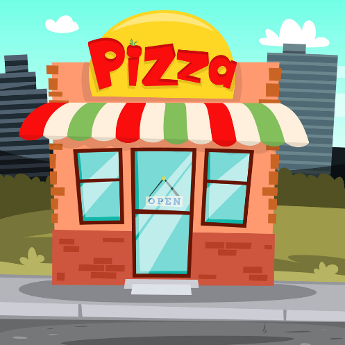 Frozen Streets Of LA · Food Court Booths