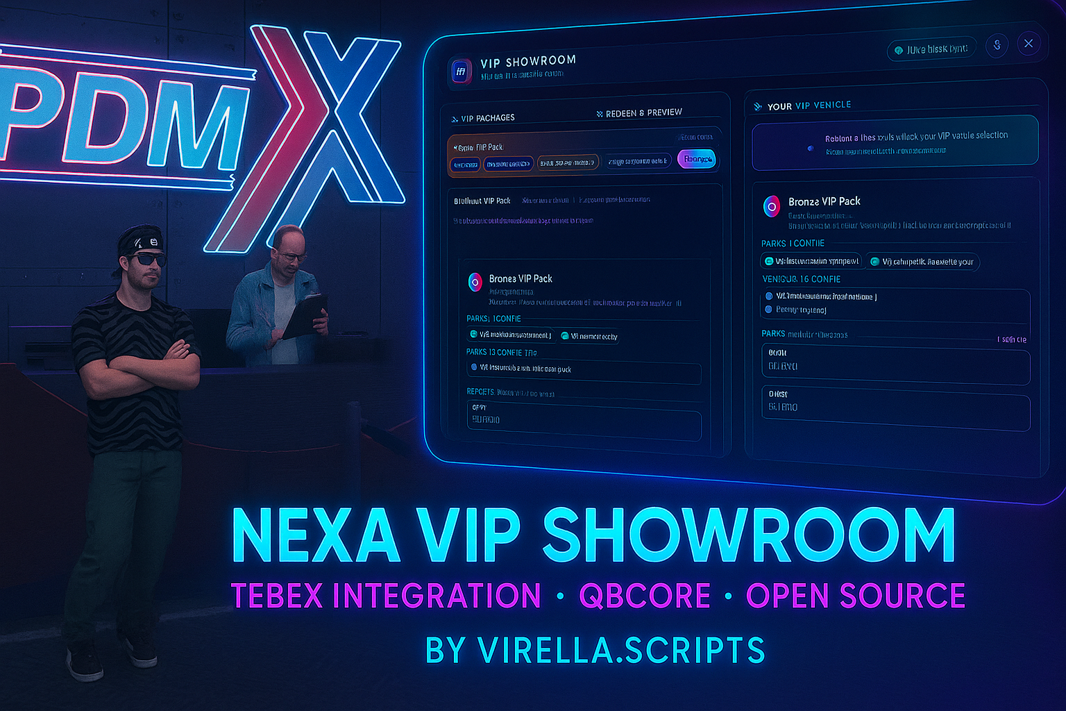 Virella-Scripts-Tebex · ⭐ Nexa VIP Showroom – Tebex Integration (QBCore ...