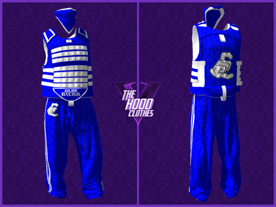 The Hood V Clothes | Blue Nation Set