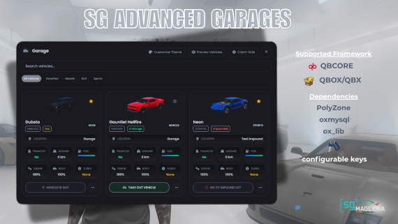 sgMAGLERA · Modern Garage System V2