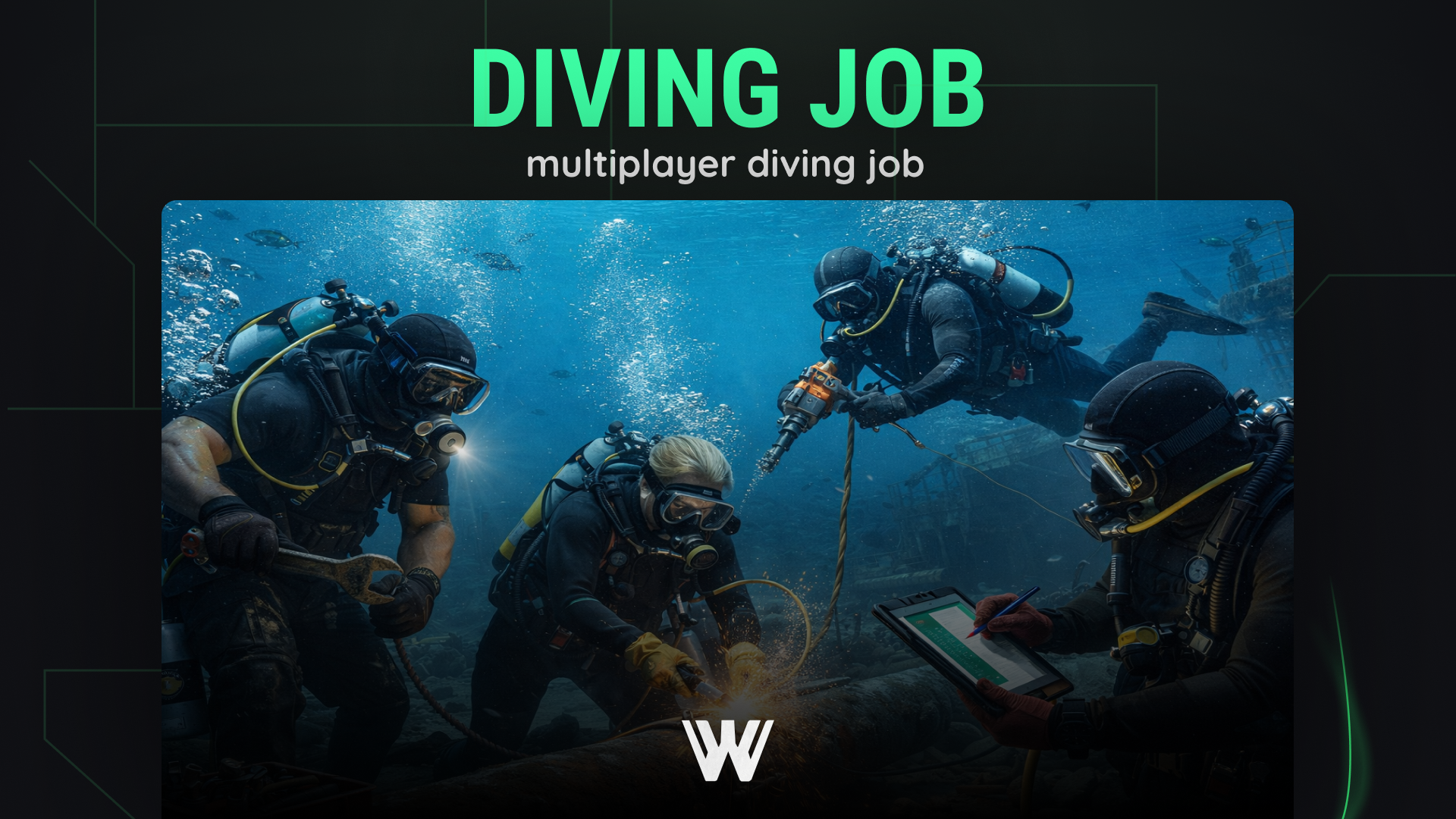 WASD Scripts · Multiplayer Diving Job