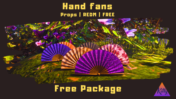 Kitty | Hand fans