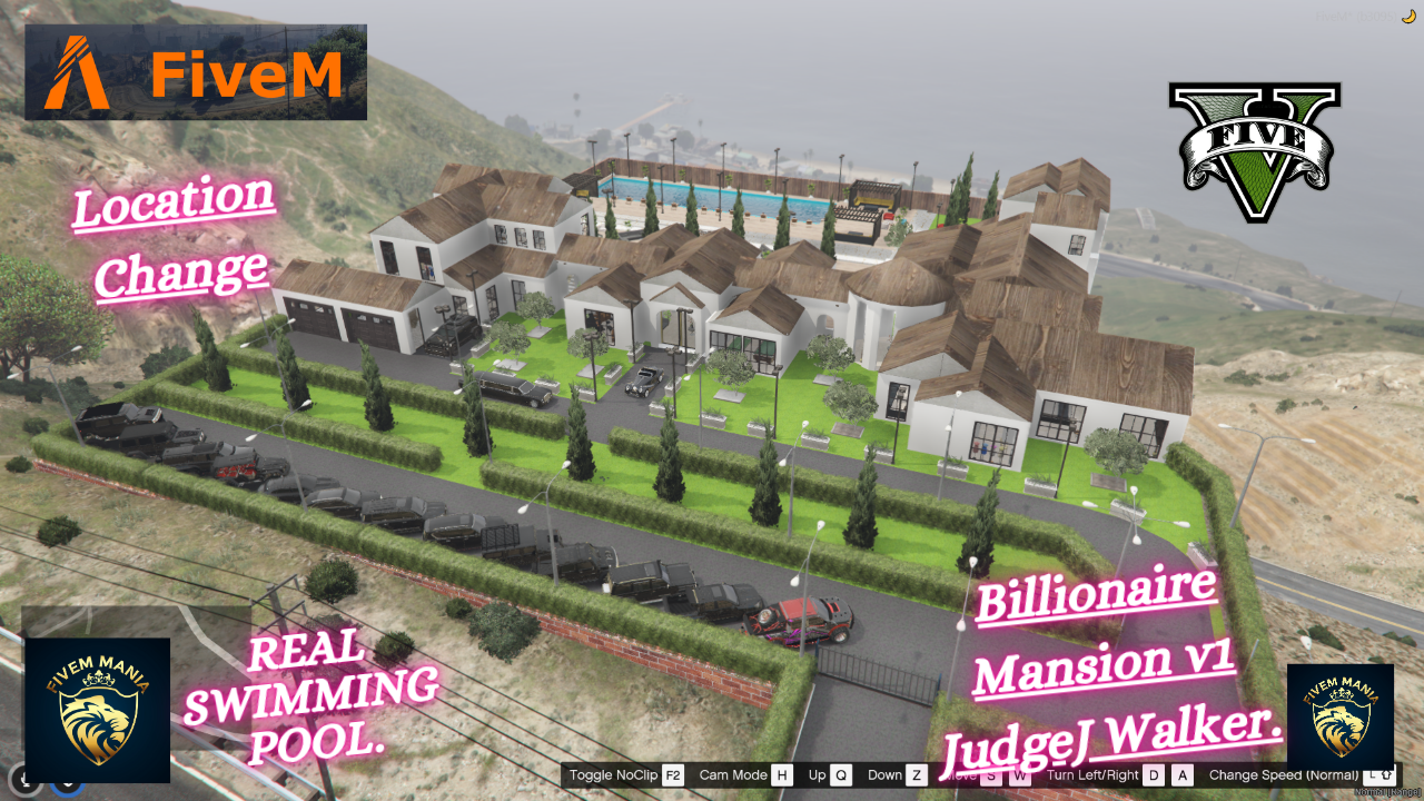 FiveM Mania · Billionaire Mansion V1 Judgej Walker MLO.