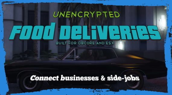 JaG Scripts | [QB/ESX] Food Deliveries | Unencrypted