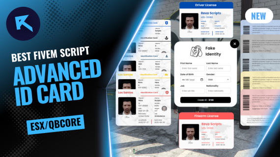 Revo ID Card – Advanced Real, Fake ID & License - FiveM Script | ESX ...