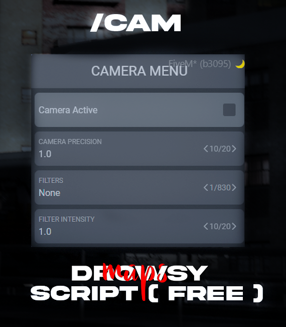 Drowsy · Camera Script