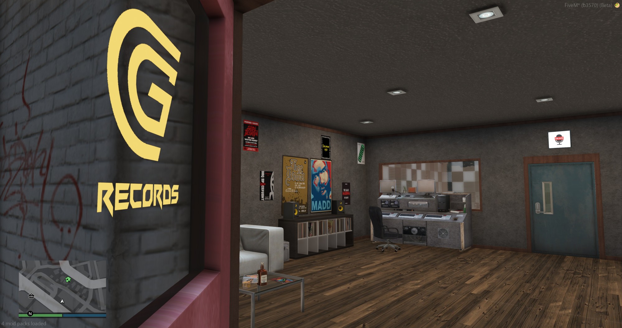 Theobald's FiveM Emporium | G Records Recording Studio