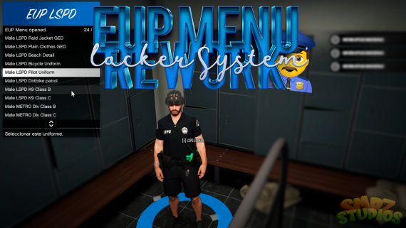 SMDZ Studios · [ESX/QBCORE/VRP] EUP MENU RE-WORK | LOCKER SYSTEM ...