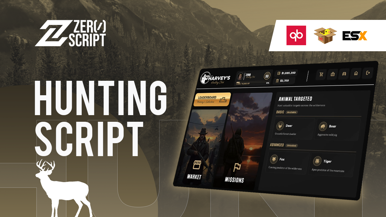 ZERO SCRIPT · ZS Hunting System