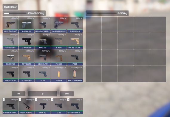 real · OX Inventory Redesigned by Real Dev