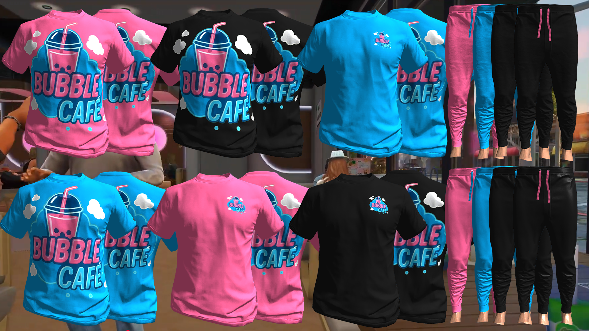 GTV Clothing · Bubble Cafe
