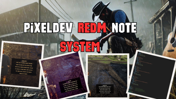 PIXLE DEV · [Redm] PixelDev RedM Drop Note System [VORP][RSG]