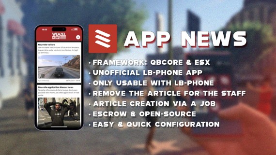 Skyprod · 📱[🟢] News App [ESX & QB]