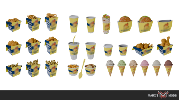 Marx's Mods | Burger Shot Prop Pack