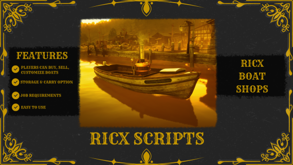 RicX RedM Scripts | Boat Shops - RedM Scripts