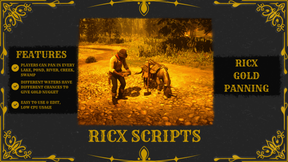 RicX RedM Scripts | Goldpan - RedM Scripts
