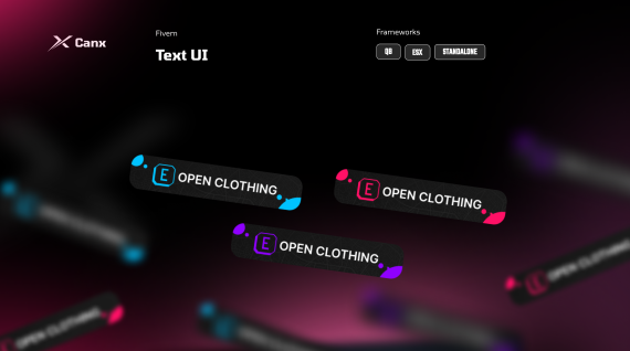 Shop Premium FiveM Scripts: ESX & QBCore & Standalone | CanX Scripts